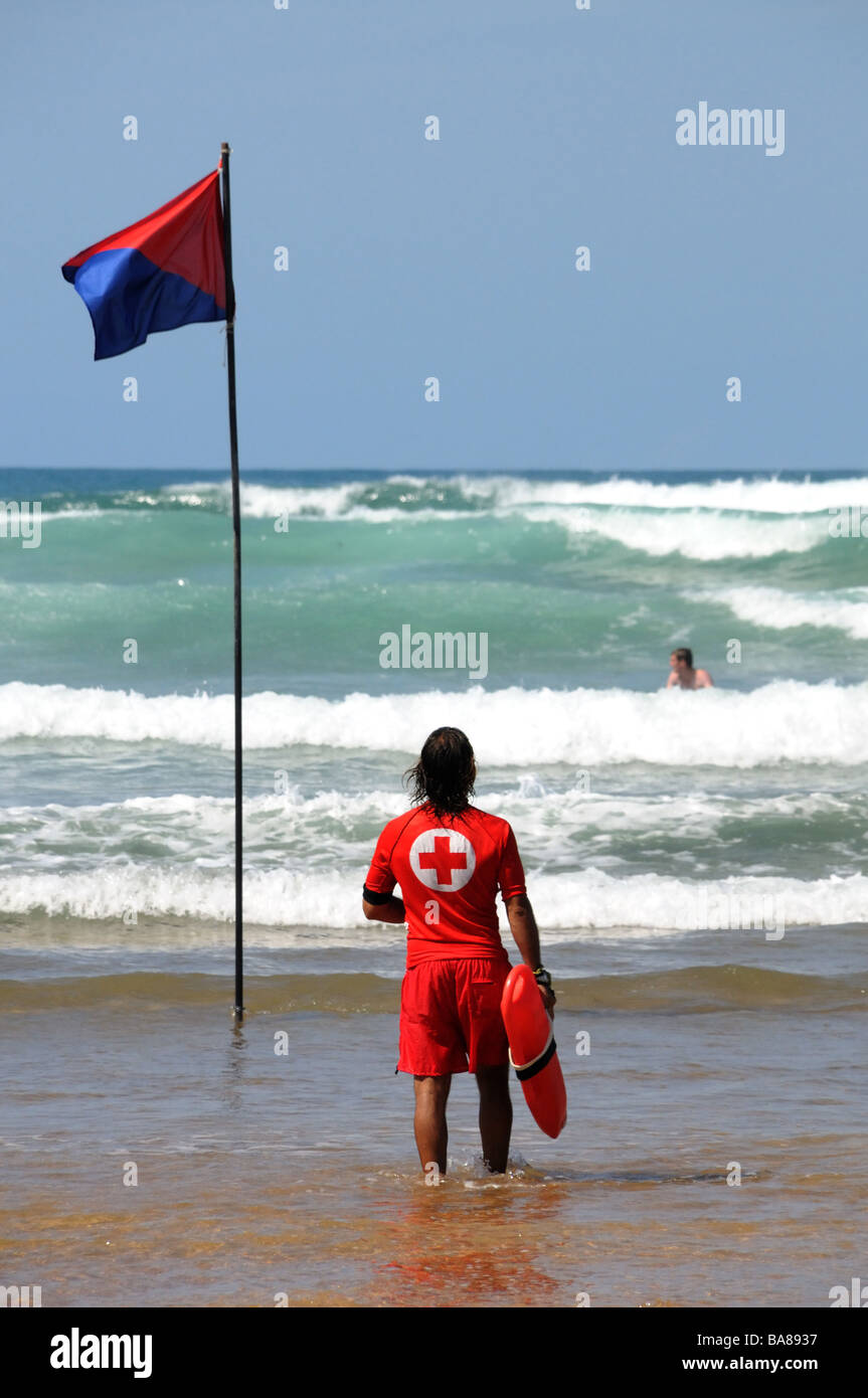 Spain, Zarautz : lifeguard Stock Photo - Alamy