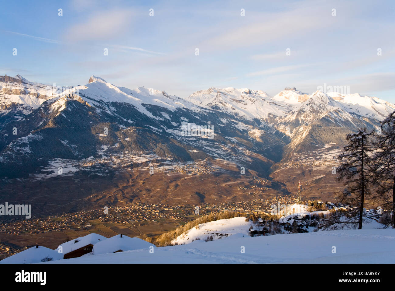 Sion switzerland winter hi-res stock photography and images - Alamy