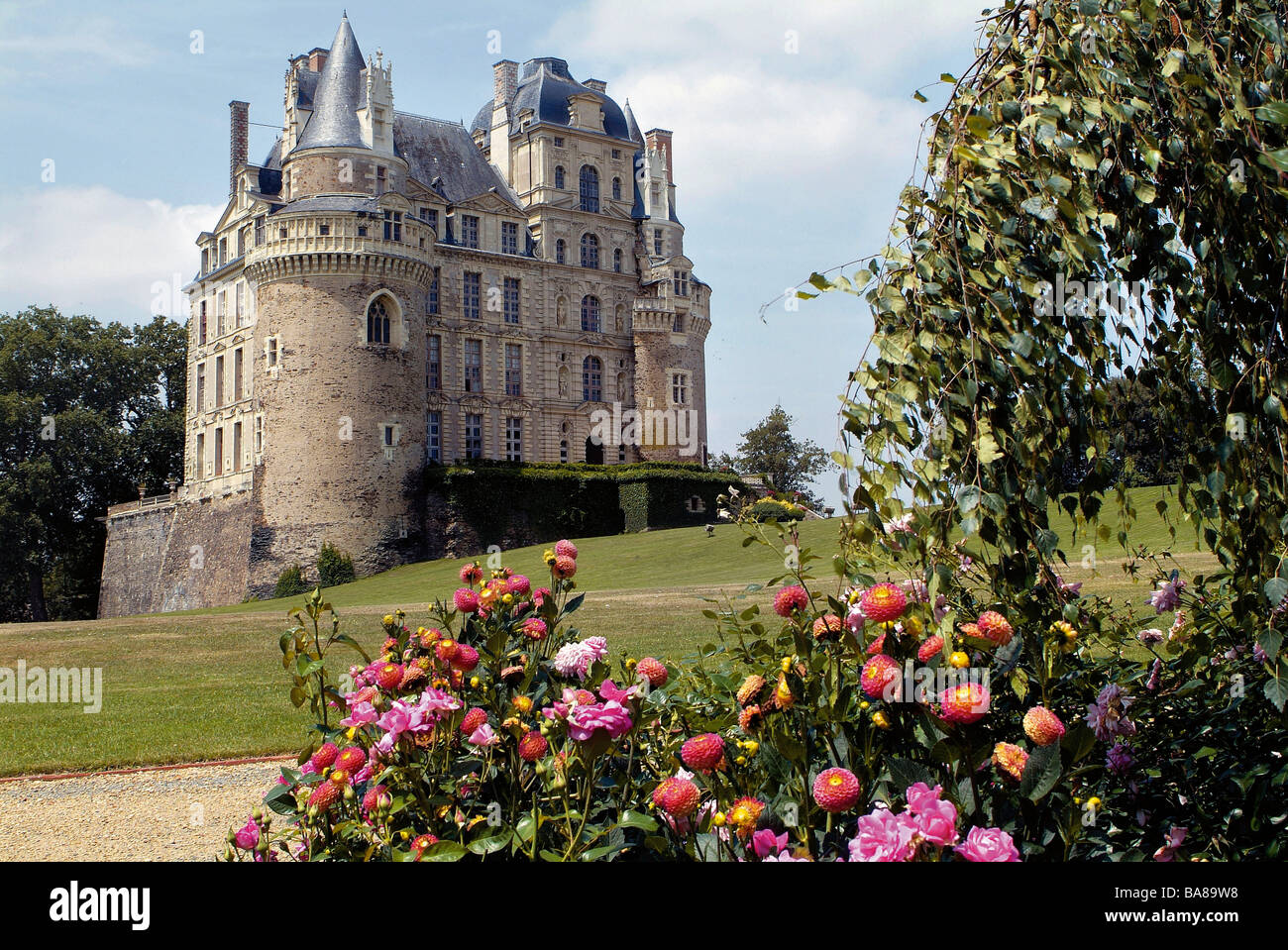 Château de Brissac castle (49 Stock Photo - Alamy