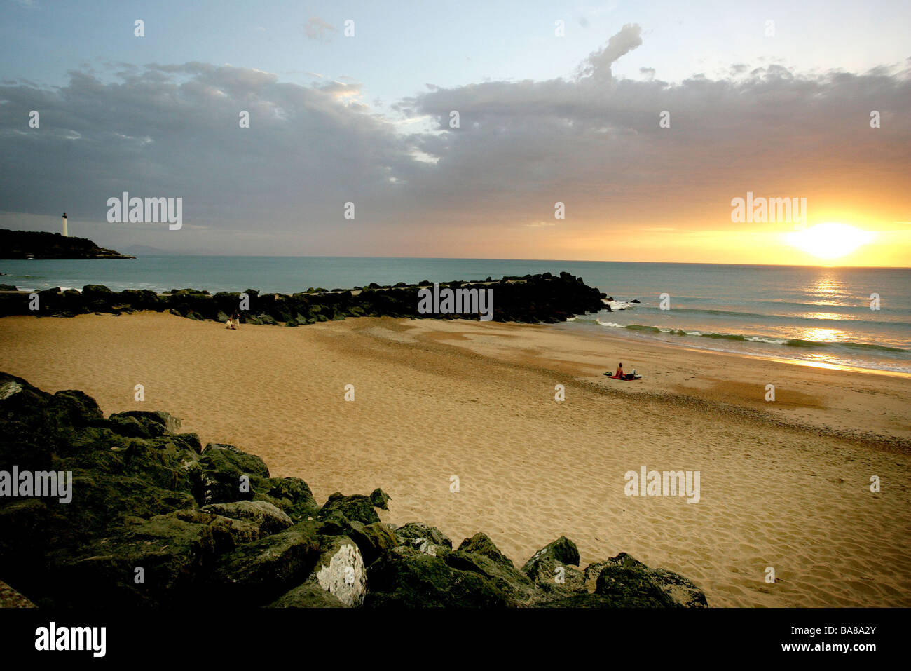 Anglet (64) : "Plage des Sables d'Or".beach Stock Photo - Alamy