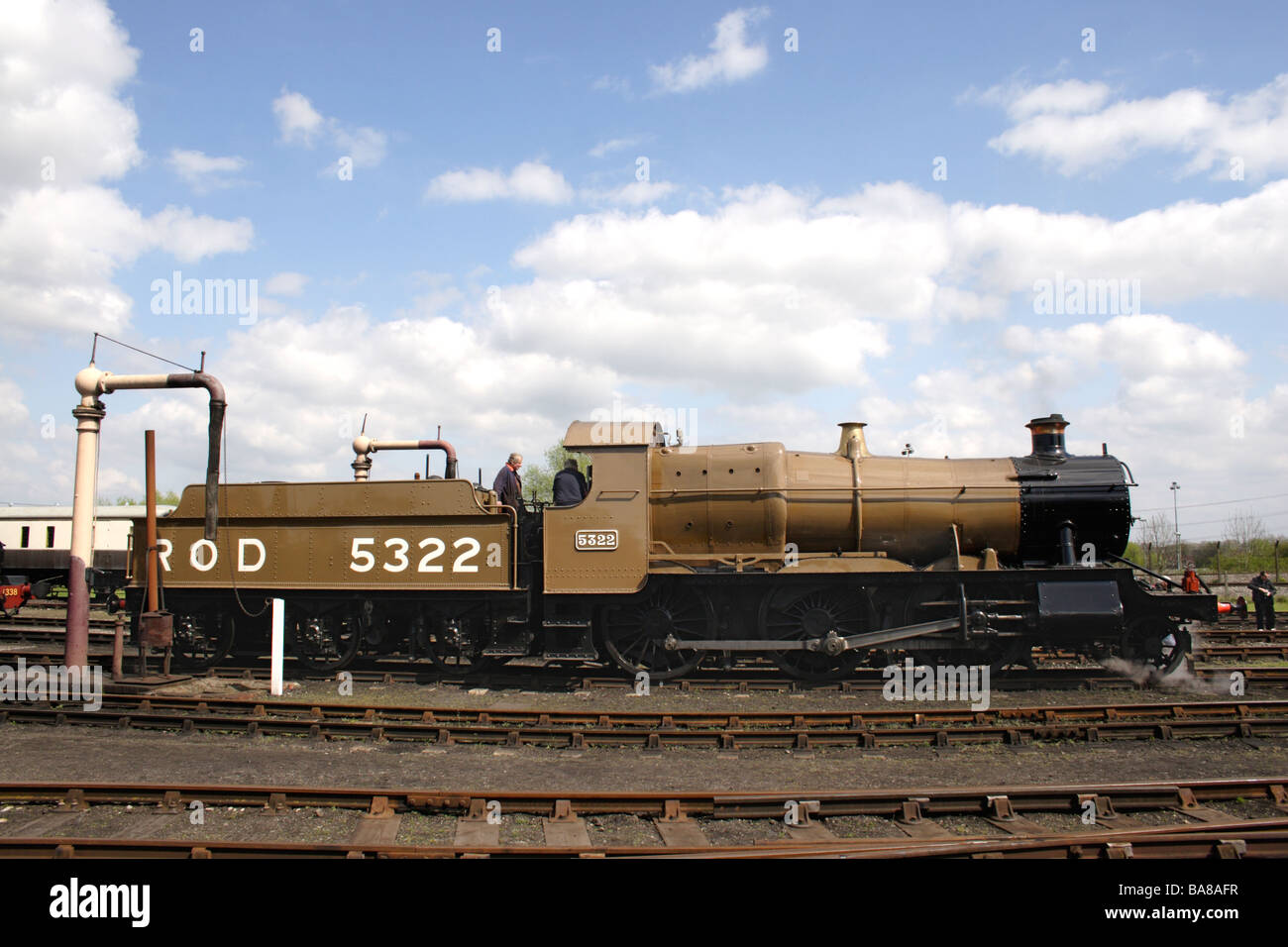 43XX Mogul steam locomotive at Didcot Railway Centre April 2009 Stock ...