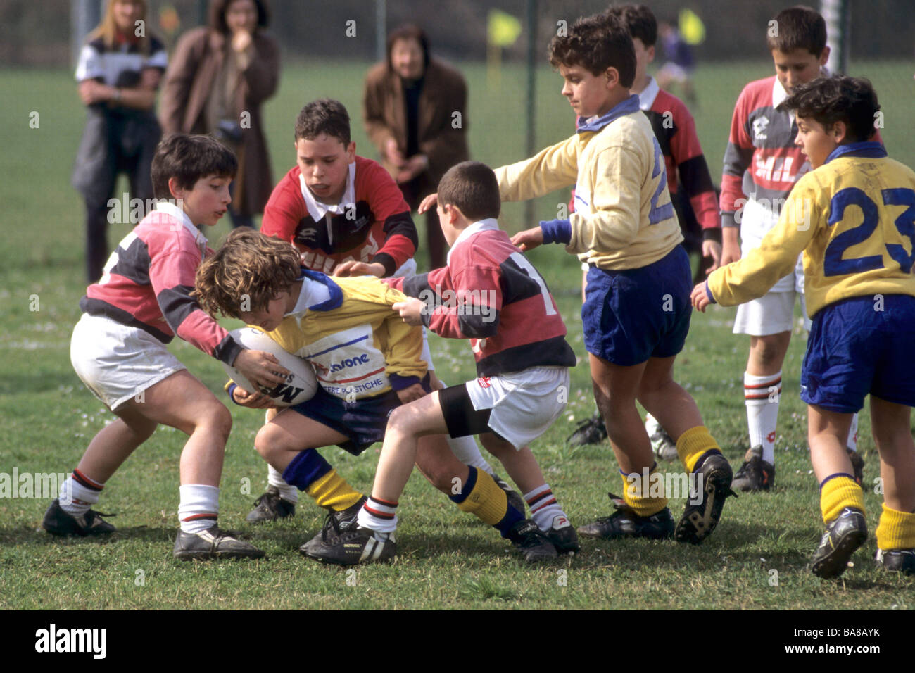 Tag rugby match hi-res stock photography and images - Alamy