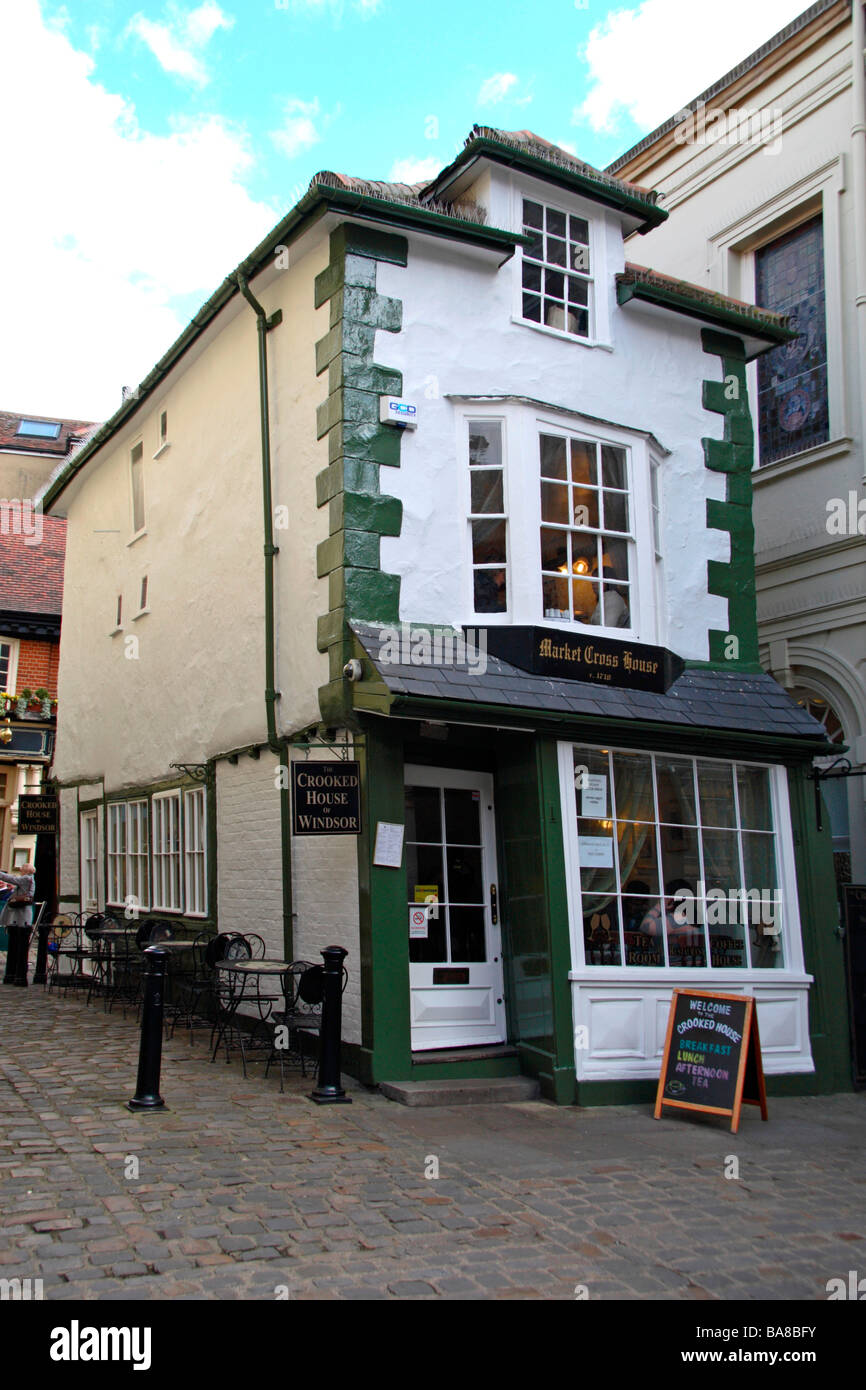 The Crooked house of Windsor beside the Guildhall on High Street ...