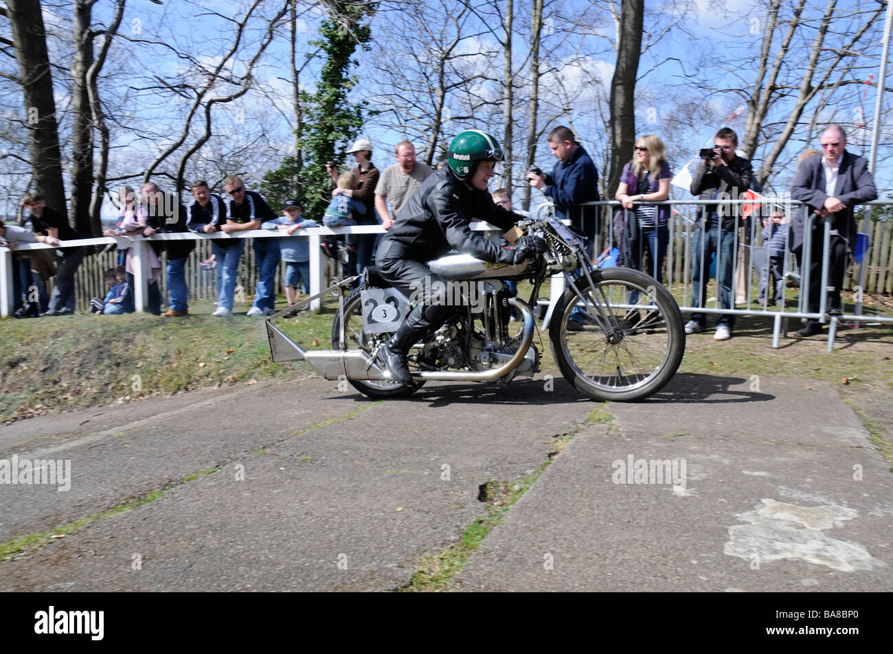 Brooklands Test Hill Centenary event 22 03 2009 Grindlay Peerless JAP ...