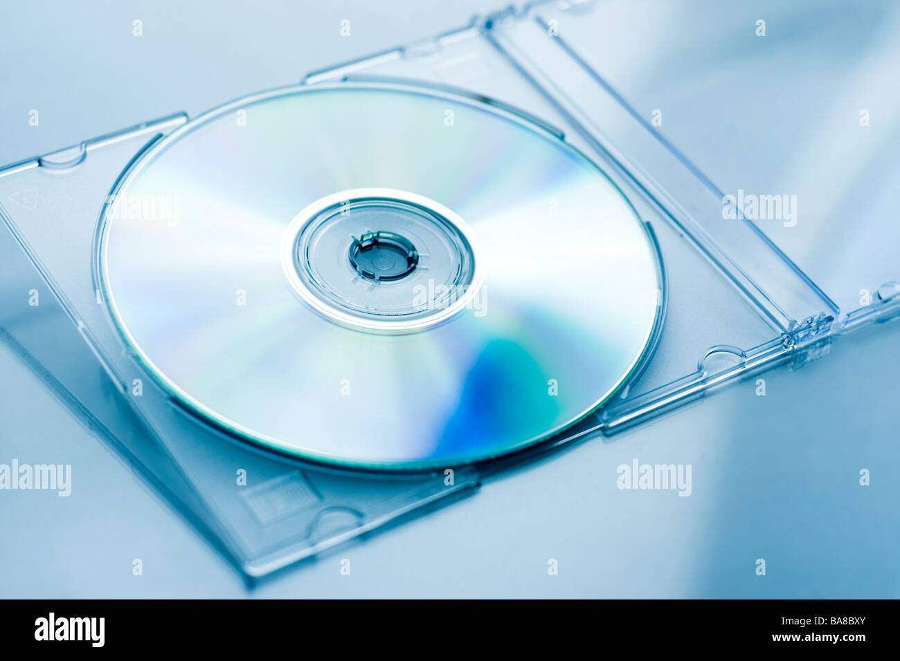 Dvd disk in plastic case Stock Photo - Alamy