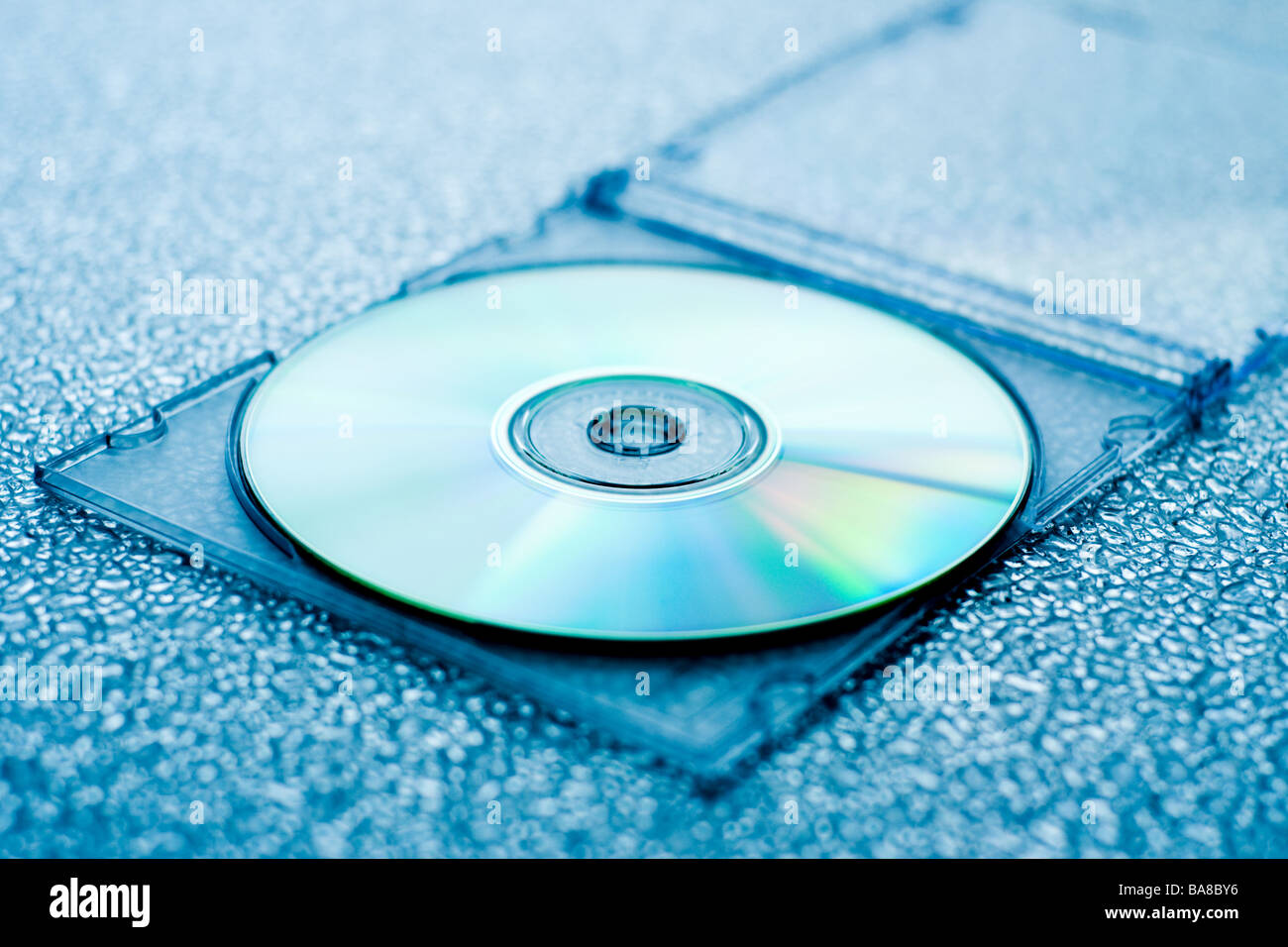 Dvd disk in plastic case Stock Photo - Alamy