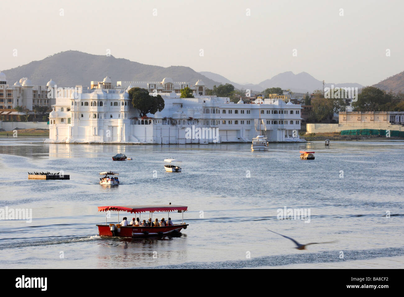 The Lake Palace Hotel on Jag Niwas Island in Udaipur Rajasthan India ...