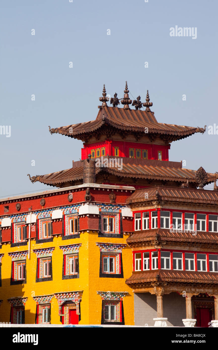 A traditional chinese monastery in Heilongjian province near hujifumo ...