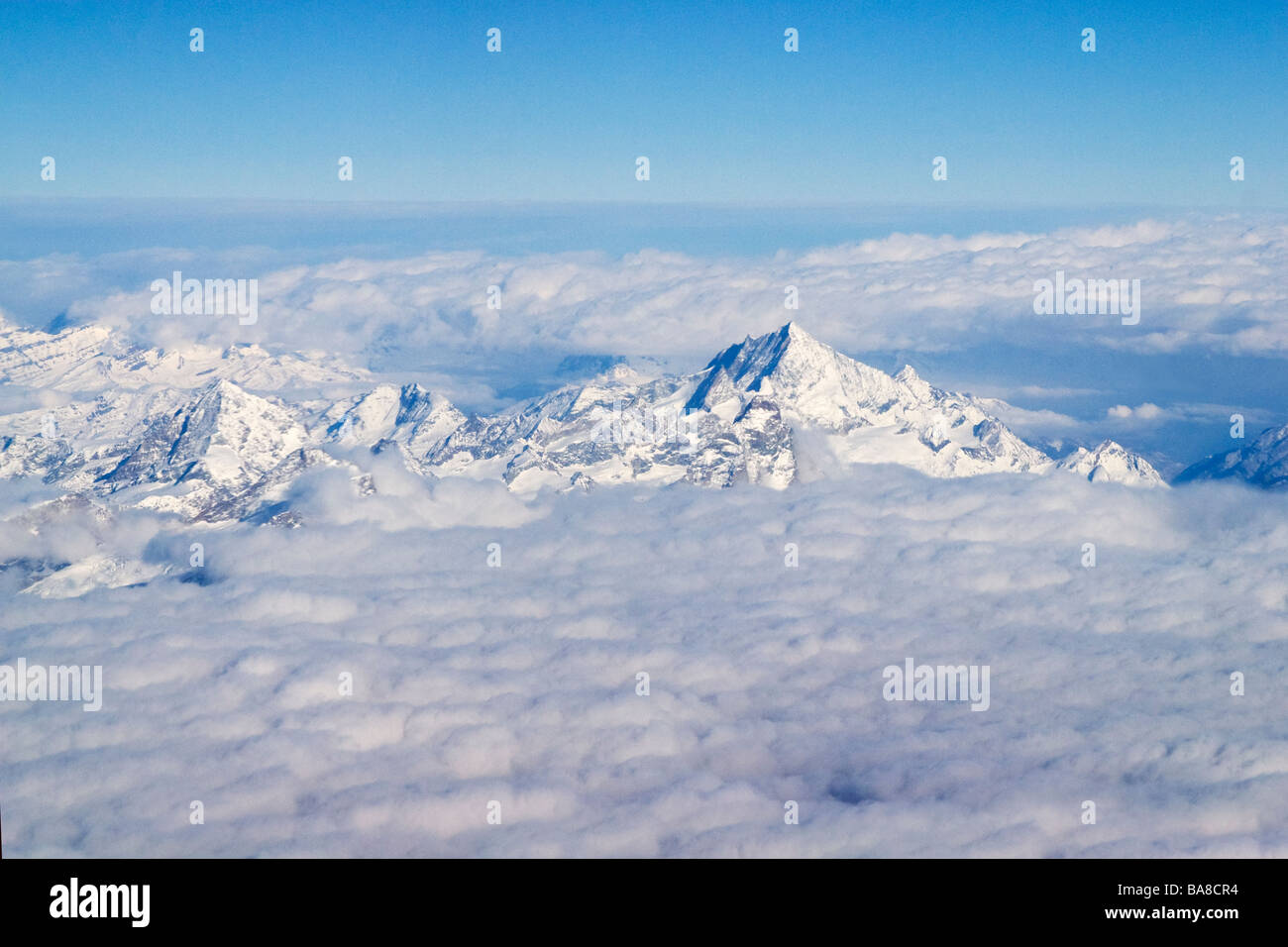 Aerial view of Italian Alps north of Turin Italy Europe Stock Photo - Alamy