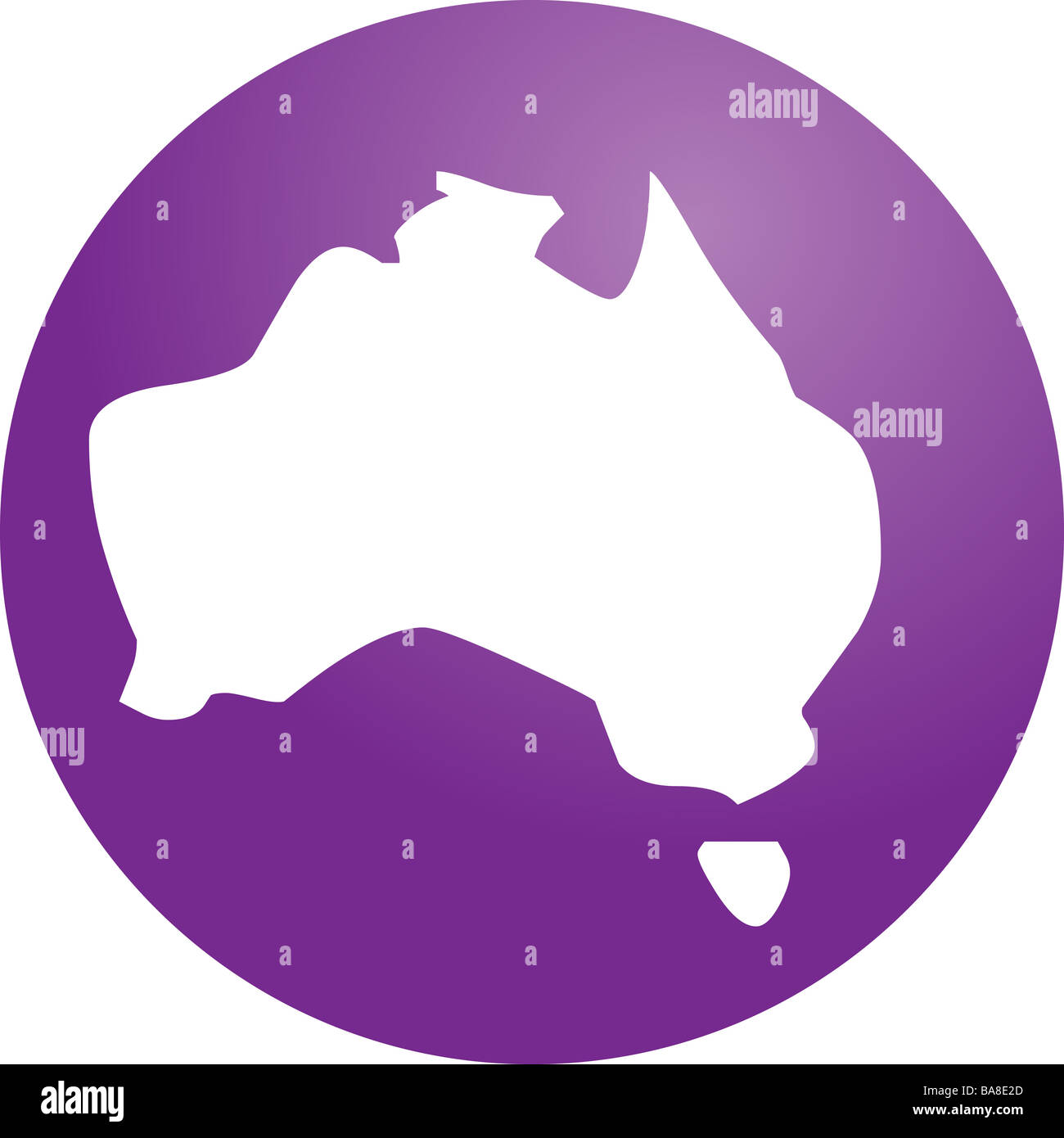 Map of Australia abstract graphical design illustration Stock Photo - Alamy