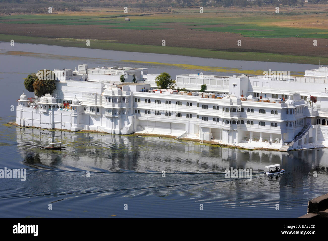 The Lake Palace Hotel on Jag Niwas Island in Udaipur Rajasthan India ...