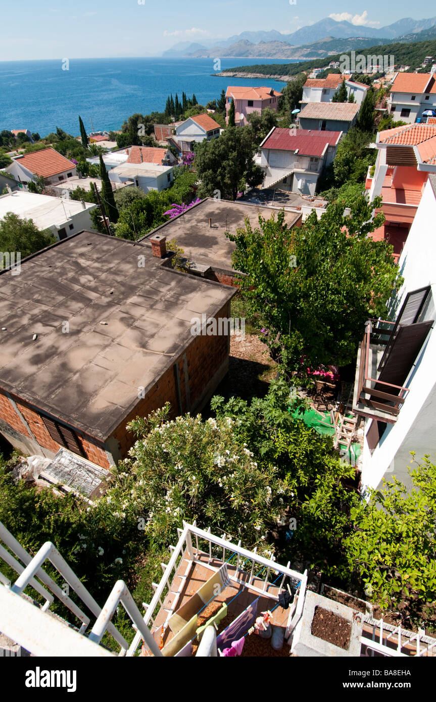 Roofs of Utjeha village Stock Photo - Alamy