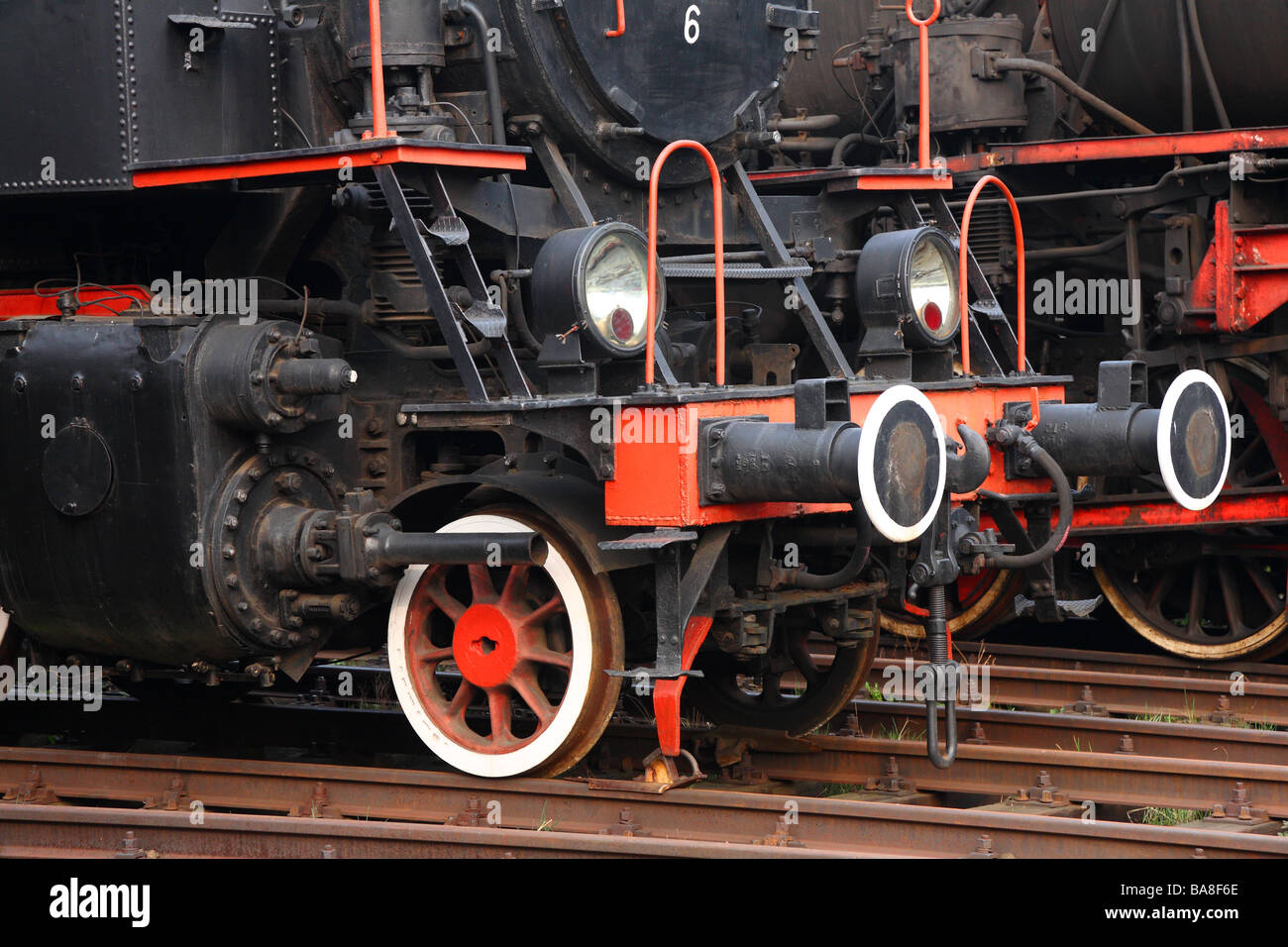 Old steam engine locomotive Stock Photo - Alamy