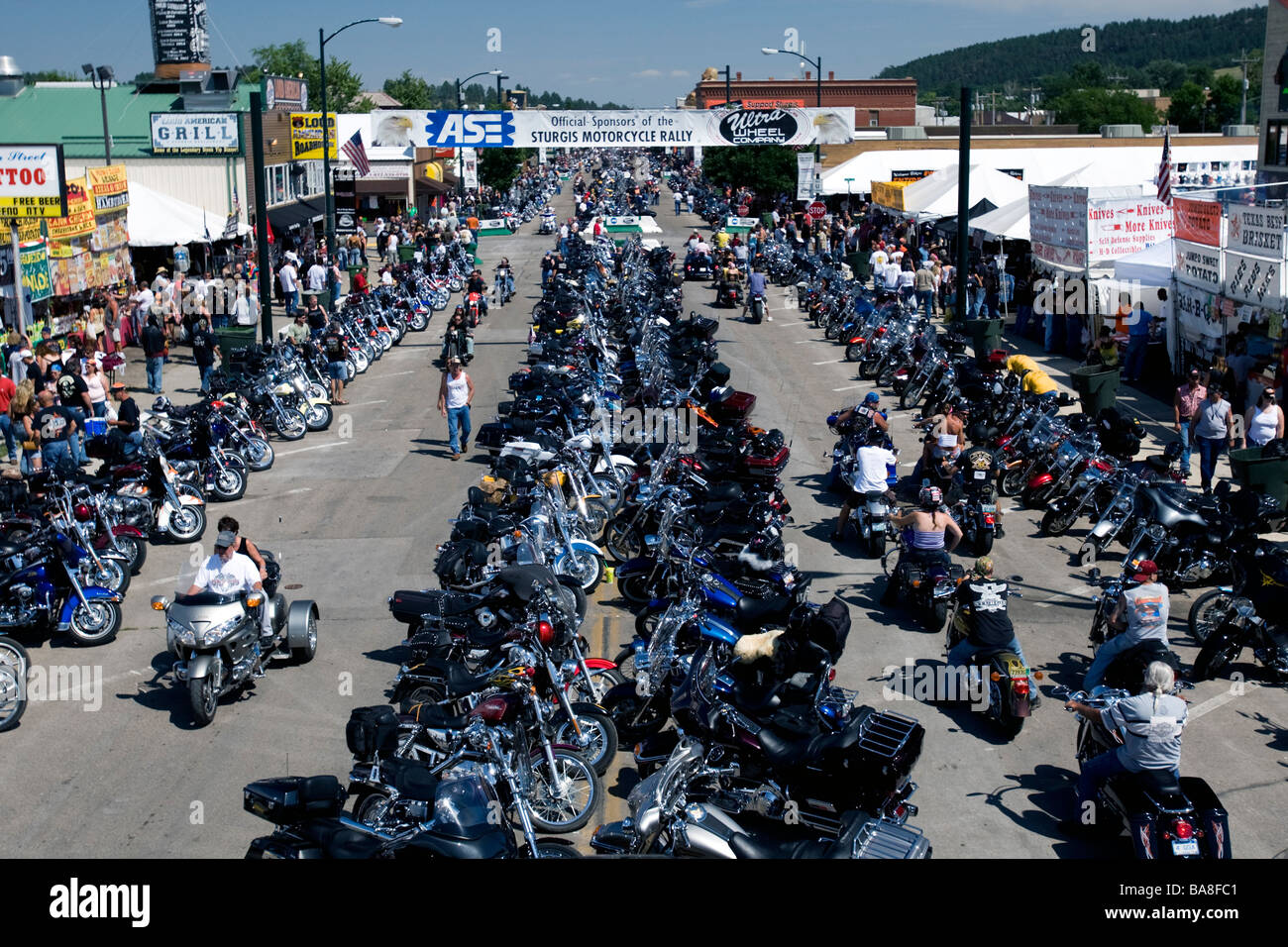 Sturgis motorcycle rally hi-res stock photography and images - Alamy