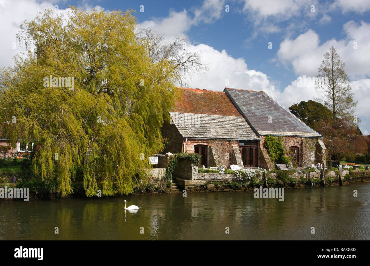 River Frome Wareham Dorset Stock Photo - Alamy