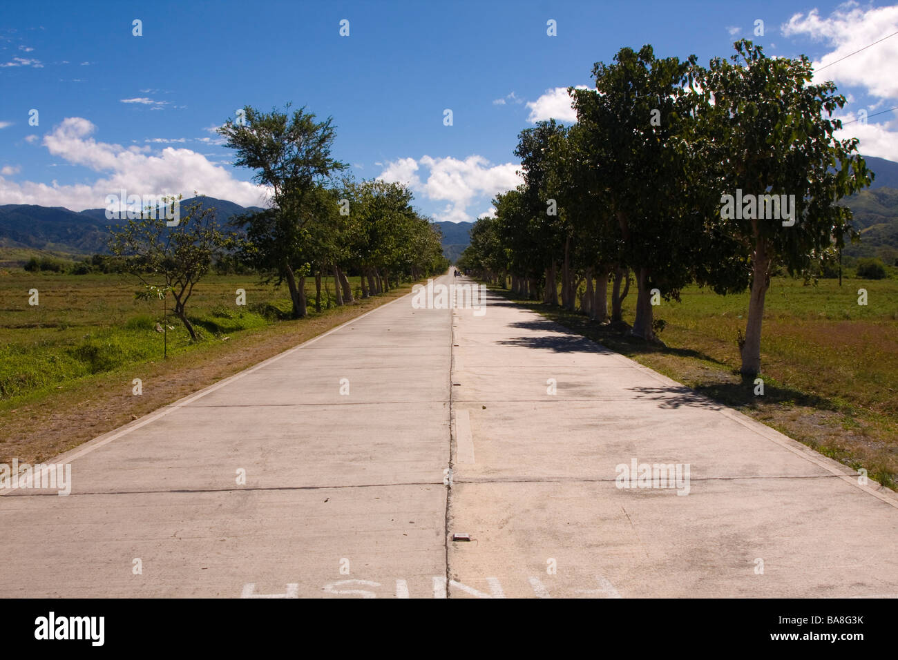 The road to Baler Stock Photo - Alamy