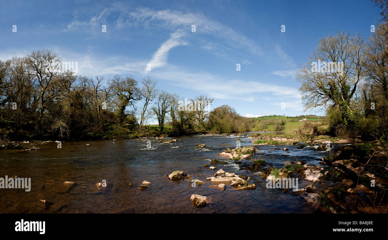 The River Usk in Wales. Photo by Gordon Scammell Stock Photo - Alamy