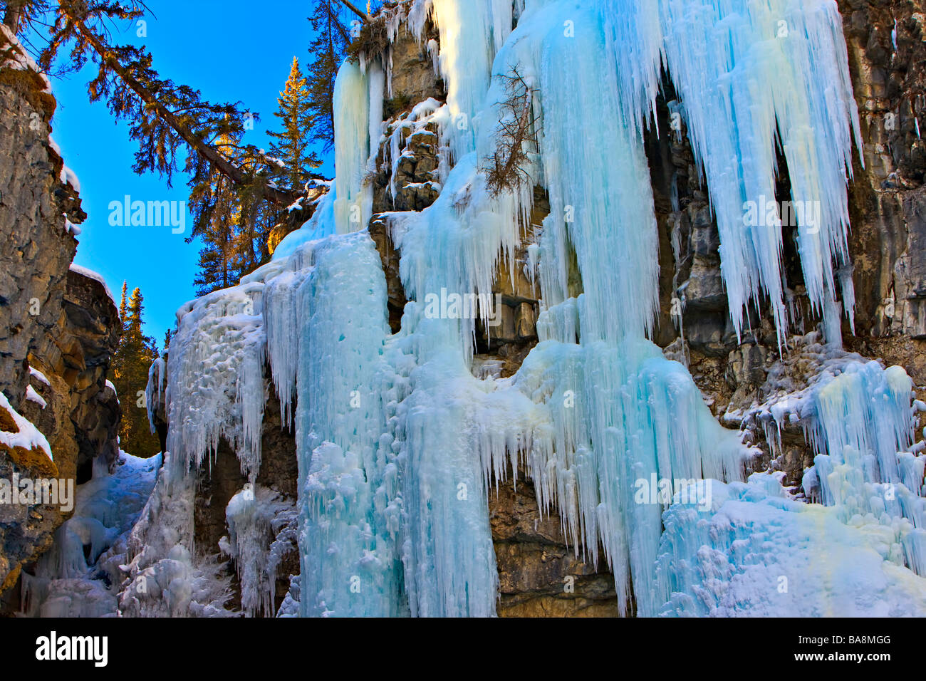 Ice on canyon walls hi-res stock photography and images - Alamy