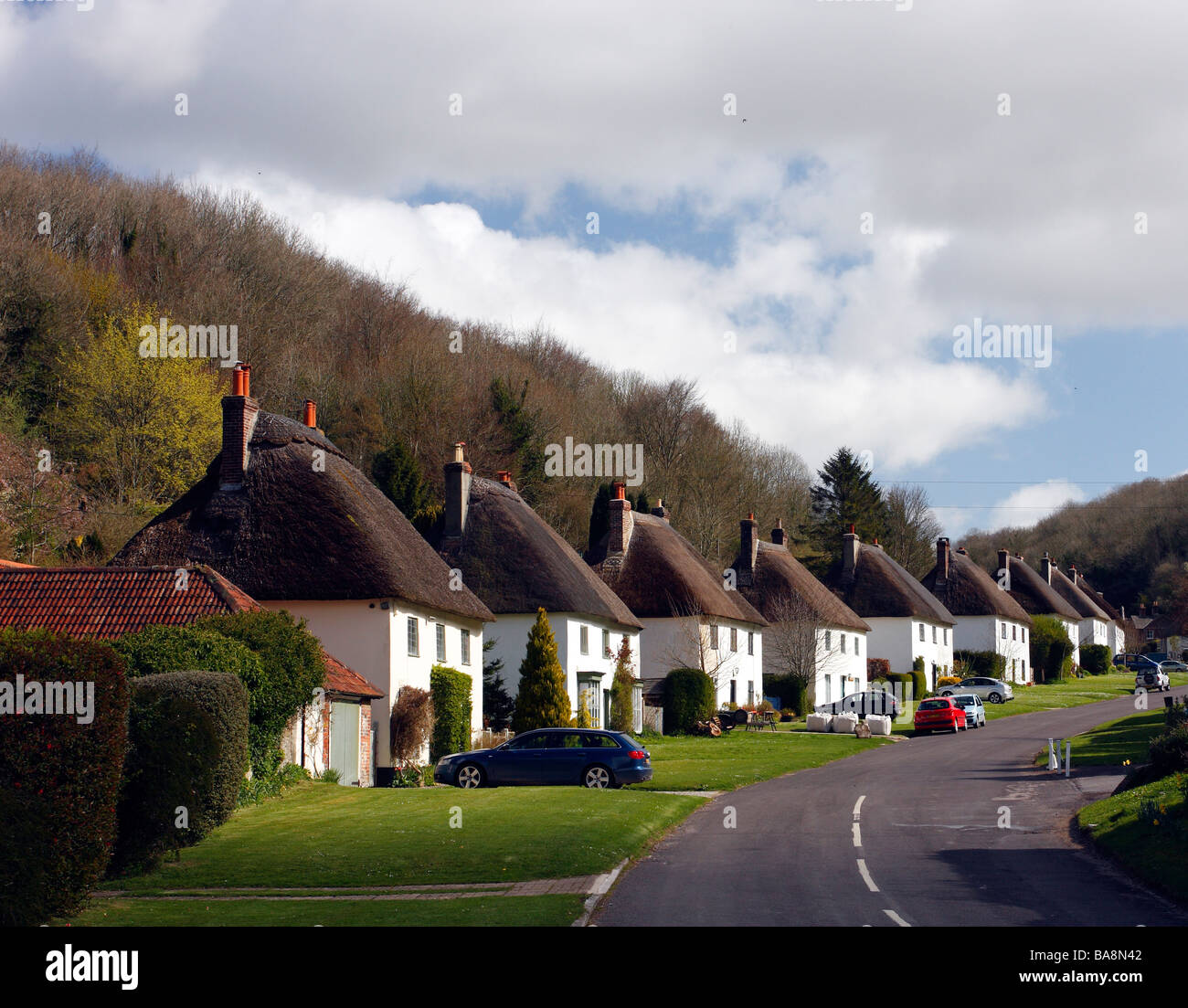 Milton abbas dorset village hi-res stock photography and images - Alamy