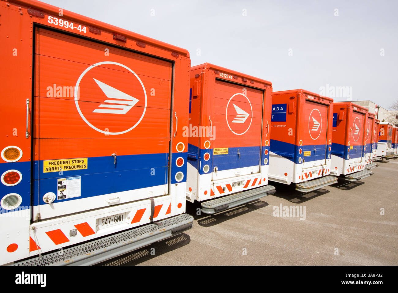 canada post cars Stock Photo - Alamy