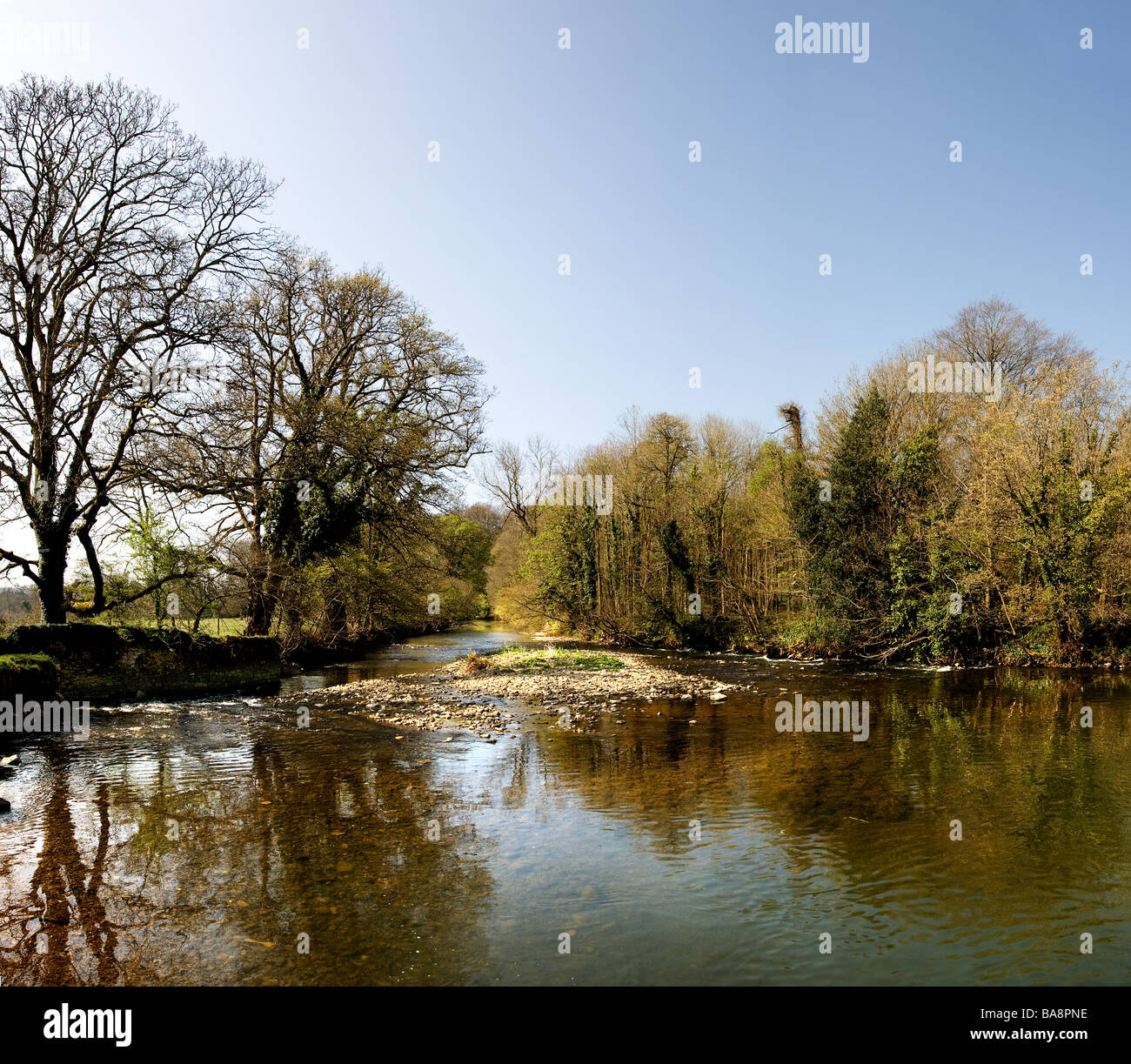 The Ogmore River in Wales. Photo by Gordon Scammell Stock Photo - Alamy
