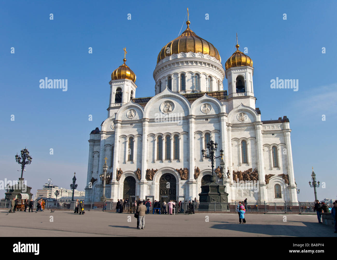 Cathedral of Christ the Saviour Moscow ,Russia Stock Photo - Alamy