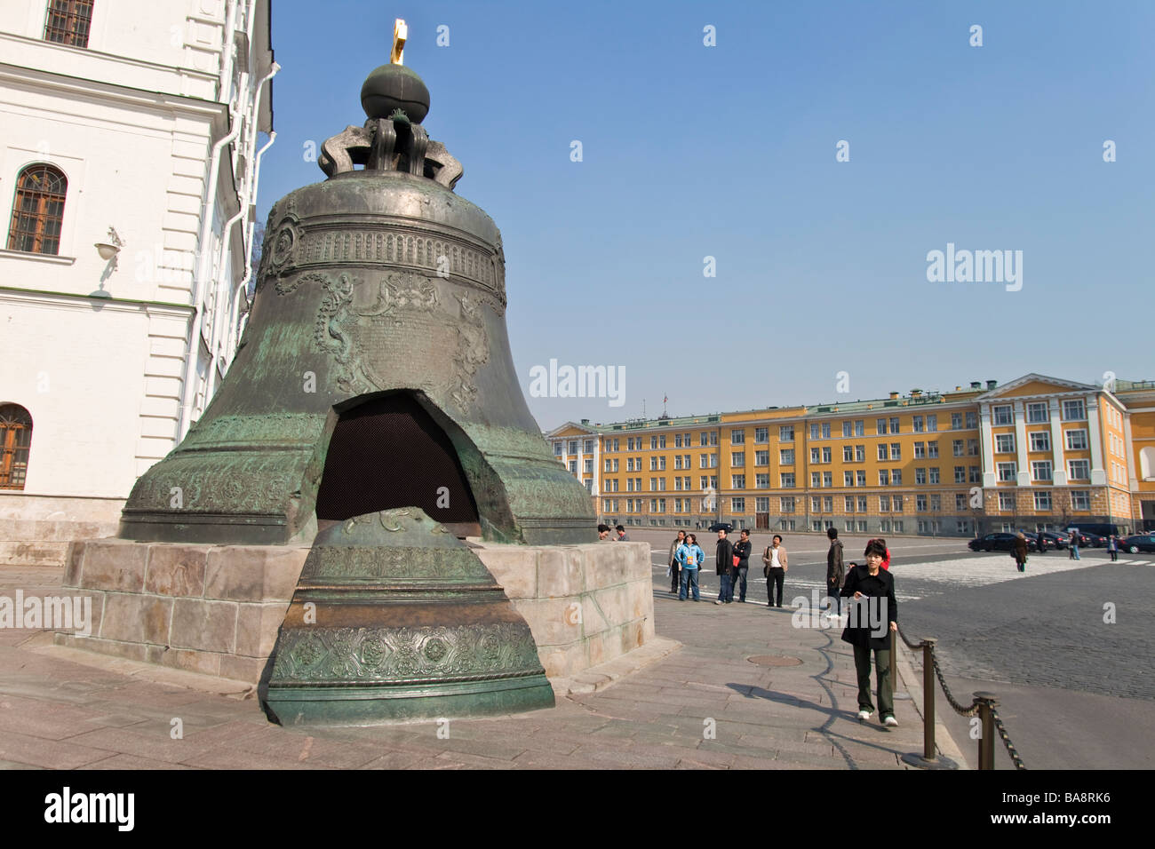 The Great Bell, Tsar's Bell Kremlin Moscow, Russia Stock Photo - Alamy