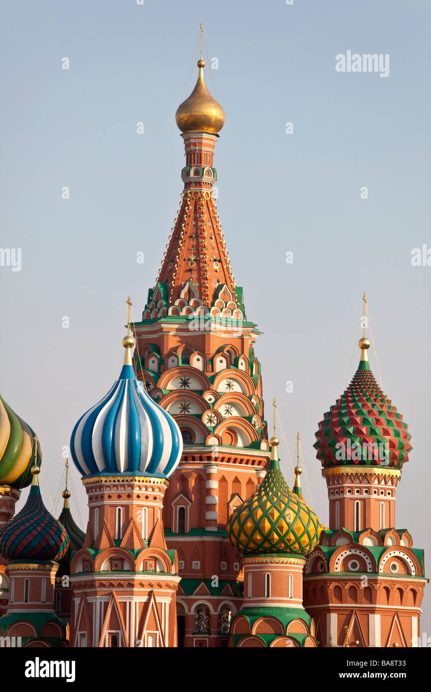 Cathedral of St. Basil the Blessed, Red Square, Moscow, Russia Stock ...