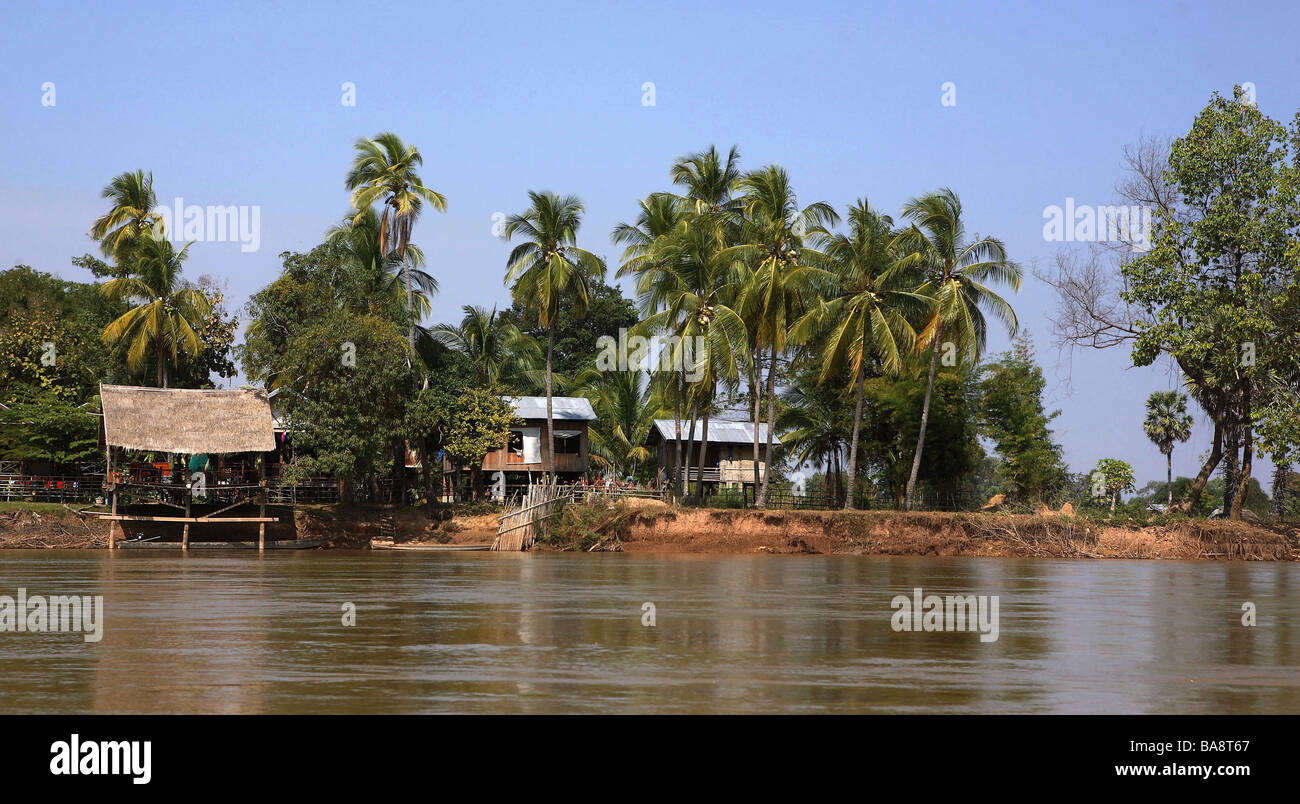 Laos, Si Phan Don : Si Phan Don (meaning 4,000 islands Stock Photo - Alamy