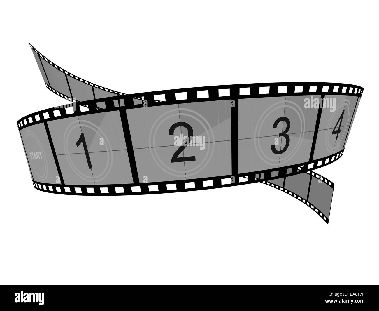 Film reel cutout hi-res stock photography and images - Alamy