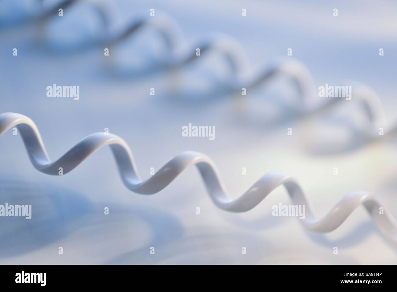 Close up of telephone cord Stock Photo - Alamy