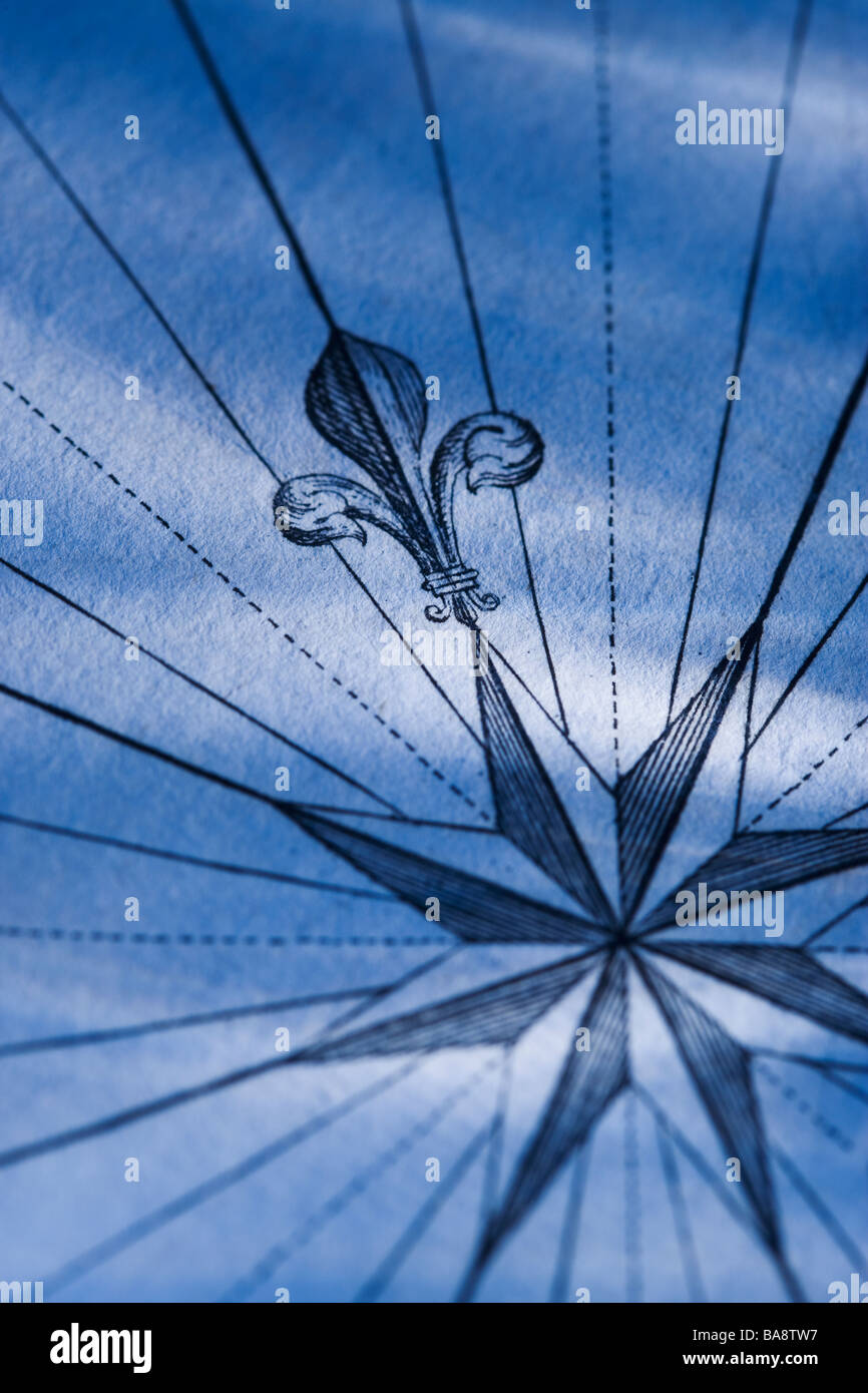 Antique colour map hi-res stock photography and images - Alamy