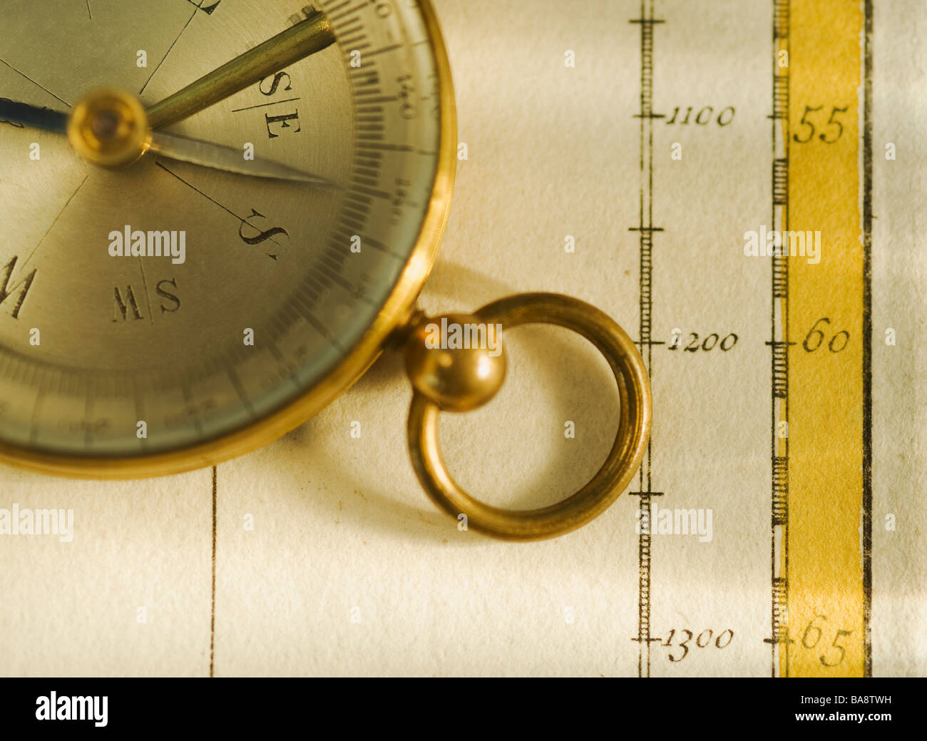 Antique colour map hi-res stock photography and images - Alamy