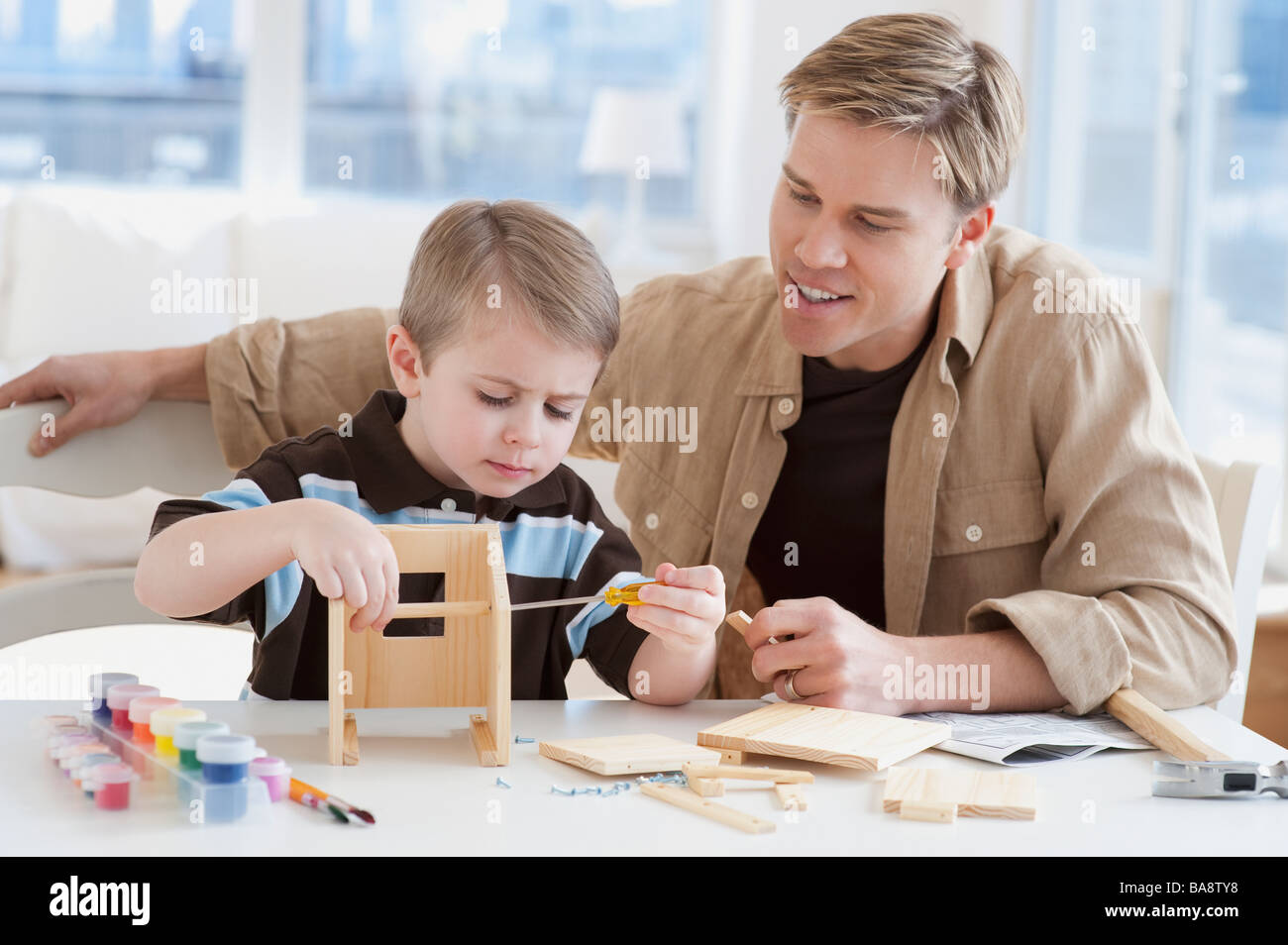 Wooden model hi-res stock photography and images - Alamy