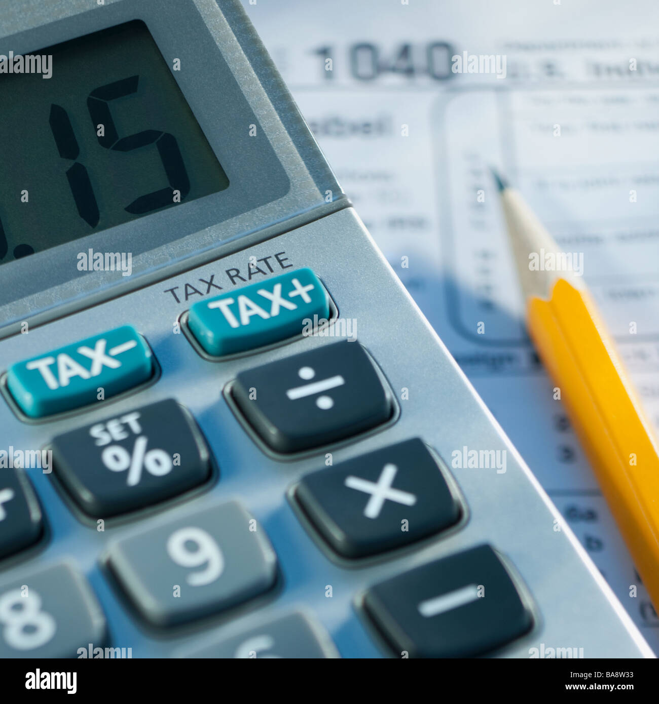 Close up of calculator Stock Photo - Alamy