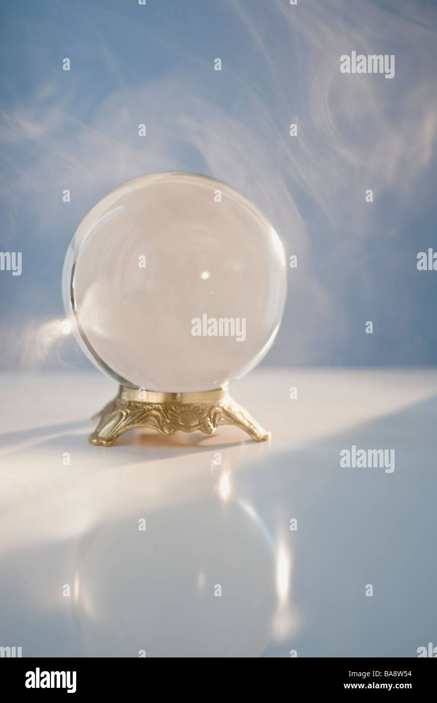 Close up of crystal ball Stock Photo - Alamy