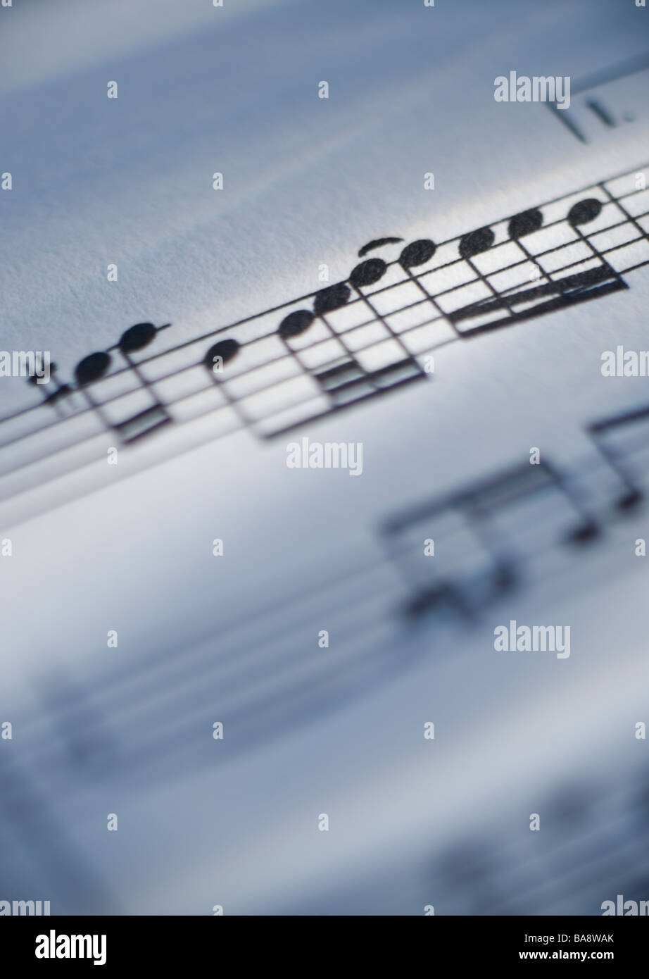 Up sheet music hi-res stock photography and images - Alamy