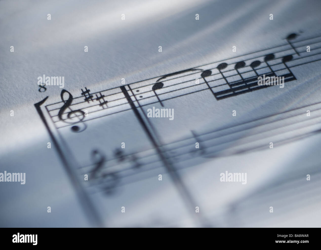 Up sheet music hi-res stock photography and images - Alamy