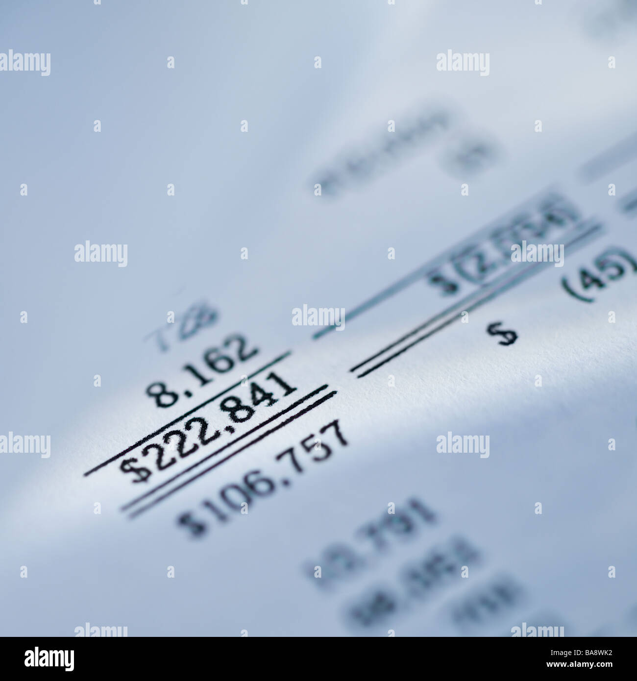 Financial investment numbers Stock Photo - Alamy