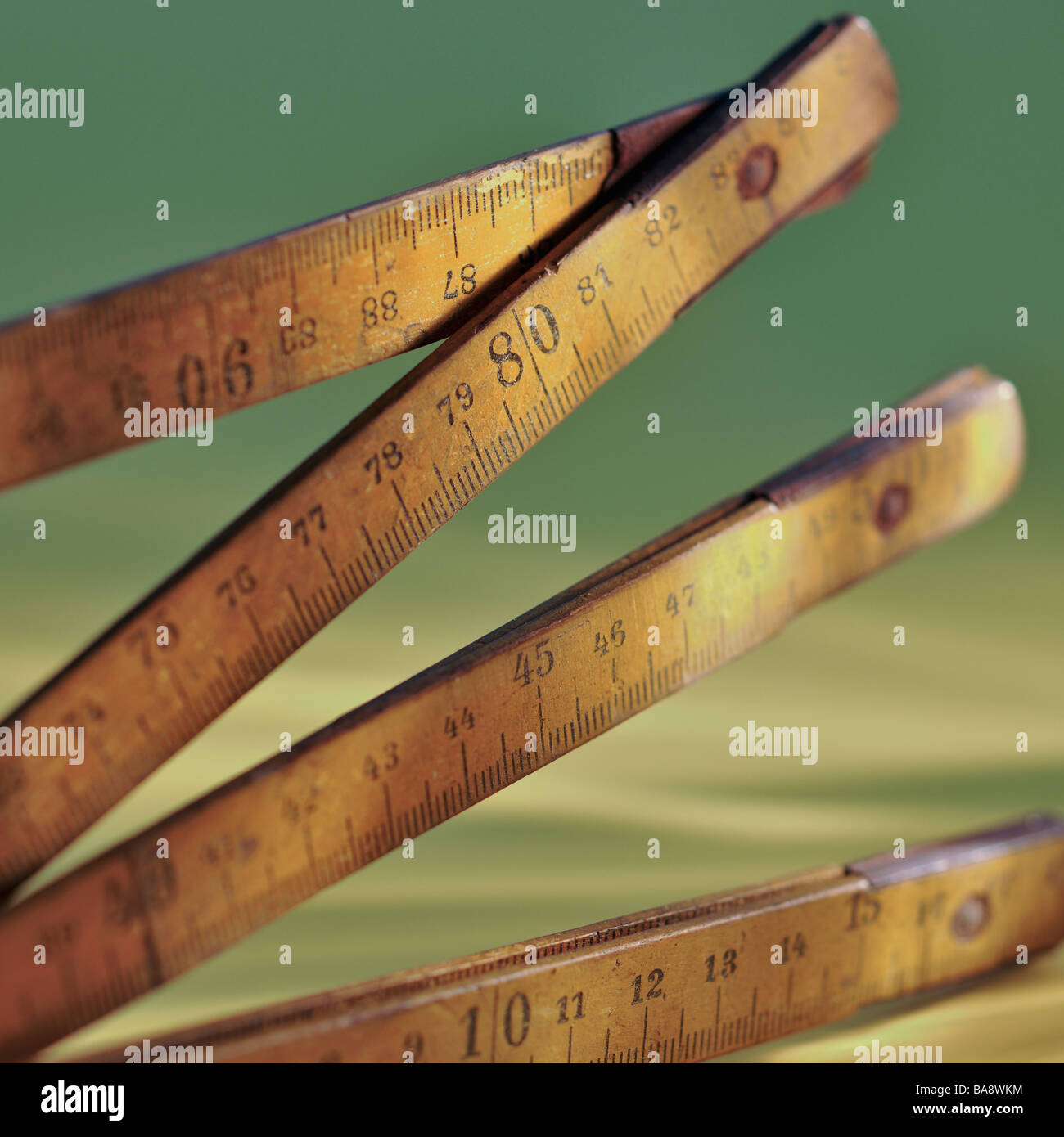 Ruler measure vintage hi-res stock photography and images - Alamy