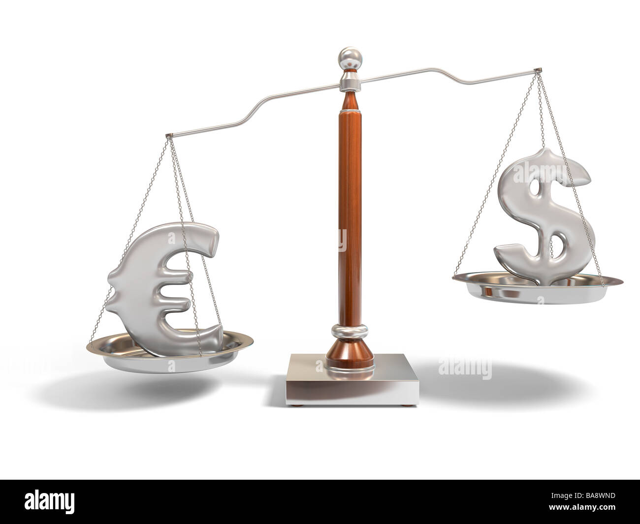 Balance scale coins on Cut Out Stock Images & Pictures - Alamy
