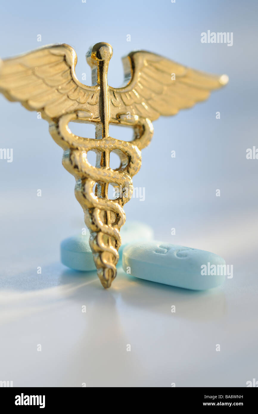 Caduceus color hi-res stock photography and images - Alamy