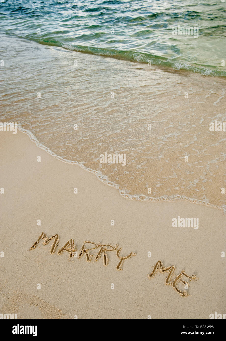 Will You Marry Me In Sand