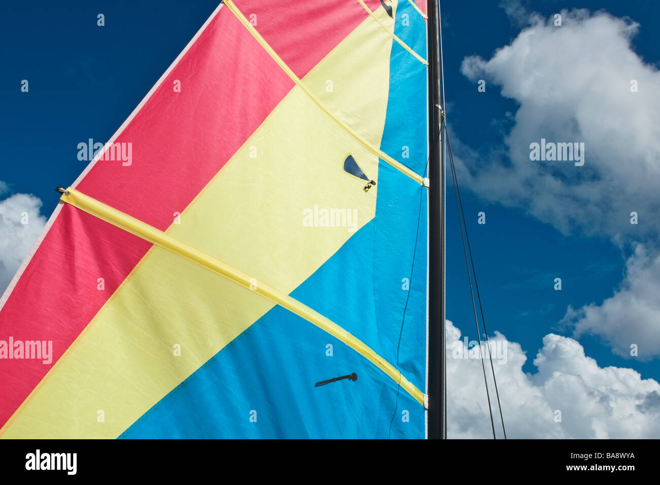 Colorful boat sail Stock Photo - Alamy