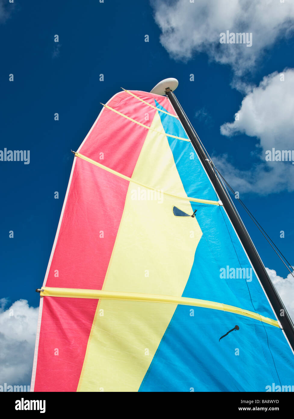 Colorful boat sail Stock Photo - Alamy