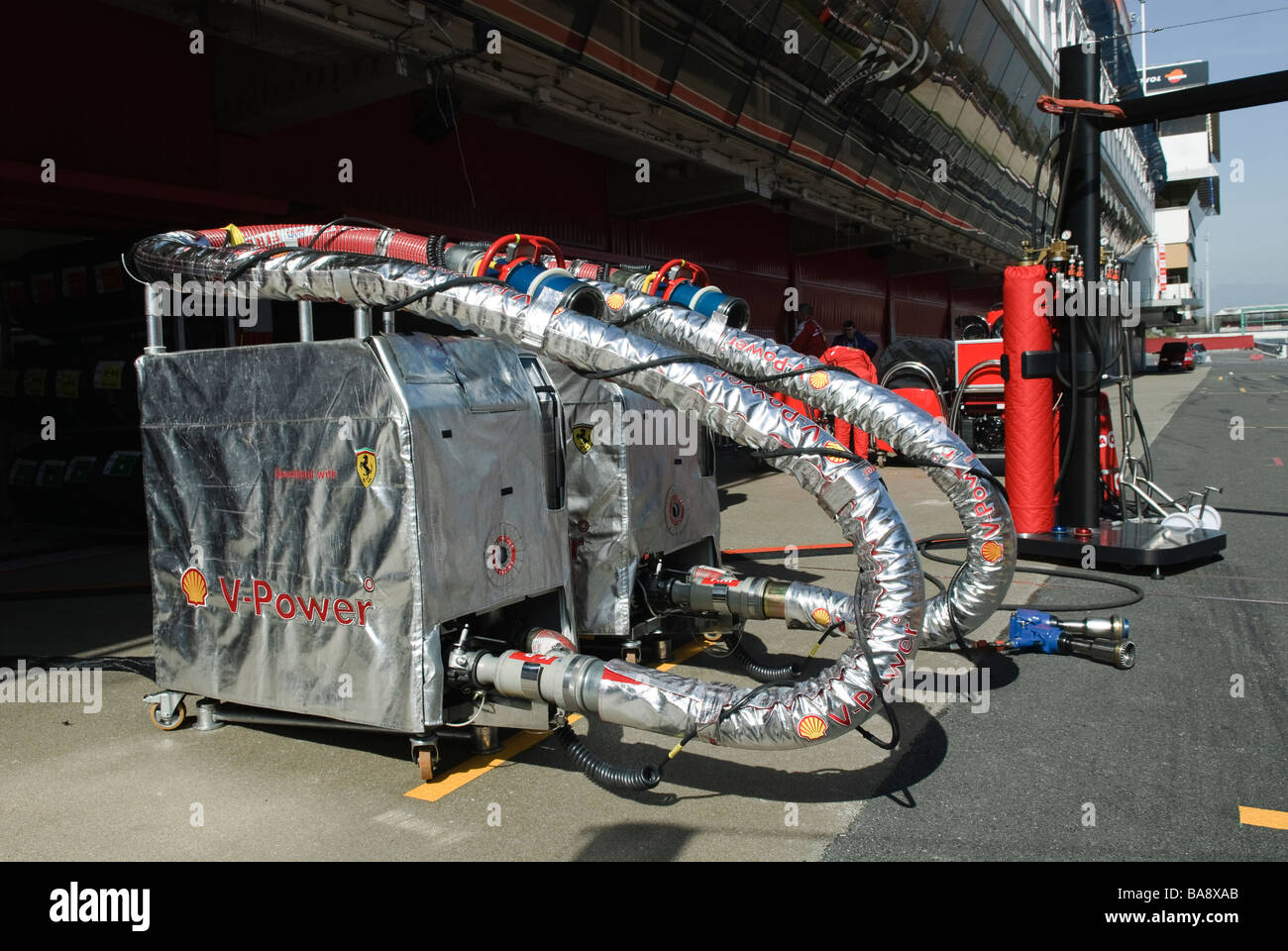 Formula One refuelling system Stock Photo - Alamy