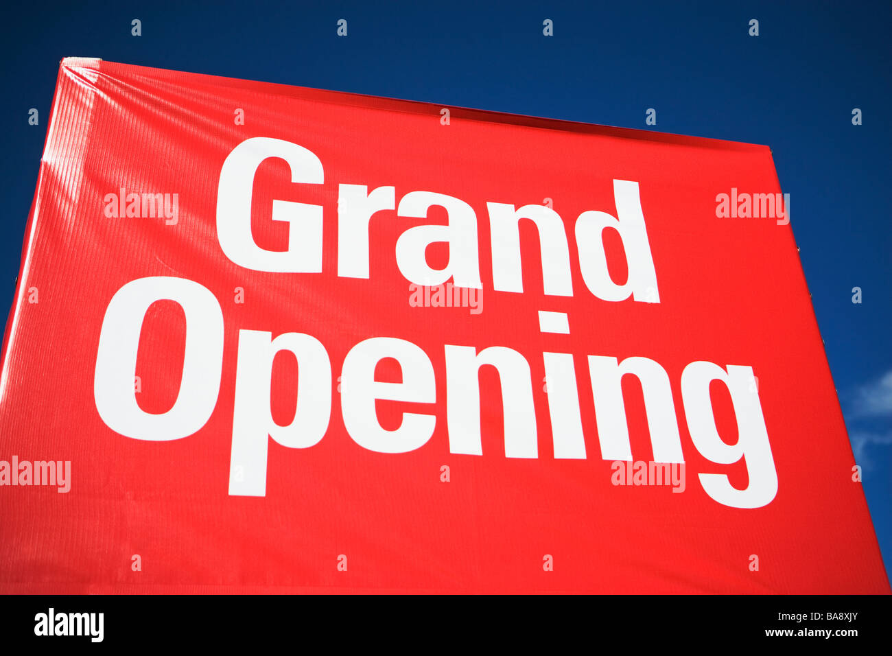 Grand opening sign hi-res stock photography and images - Alamy