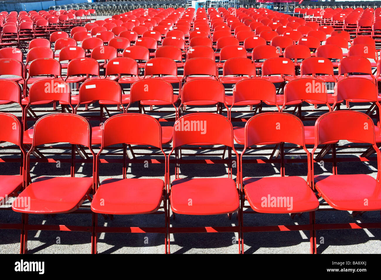 Empty stadium seats Stock Photo - Alamy