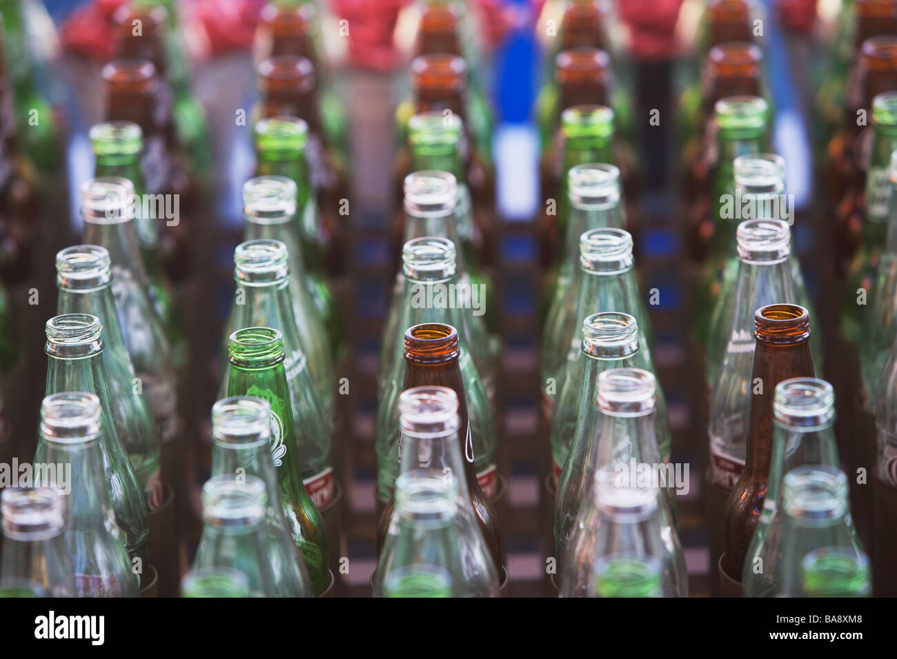 Empty soda bottles Stock Photo - Alamy