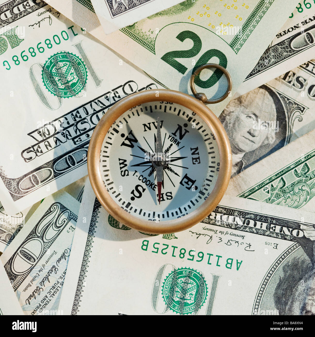 Money directions hi-res stock photography and images - Alamy